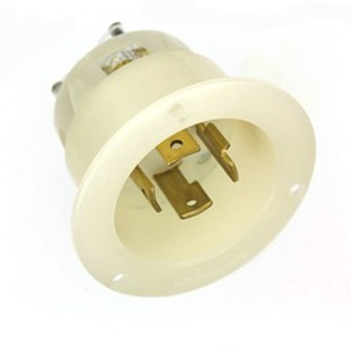 2745 - Leviton 2745 - 30A, 600V 3-Phase, NEMA L17-30P, 3P, 4W, Flanged ...
