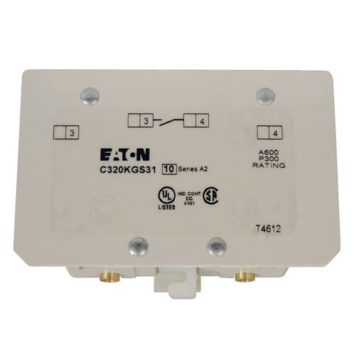 C320KGS32 - Eaton C320KGS32 - 1NO/1NC Freedom Auxiliary Contact, Side Mount