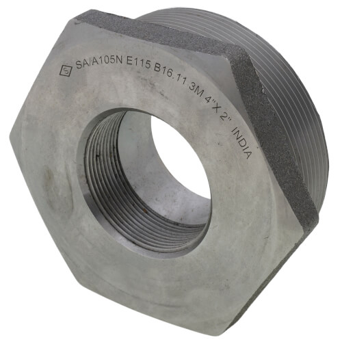 C3514-6432 - Merit Brass C3514-6432 - 4" x 2" A105N 3M# Hex Bushing NPT