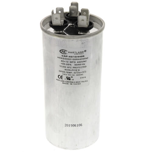 CAP-40/10/440R - Hartland Controls CAP-40/10/440R - 40/10 MFD Round ...