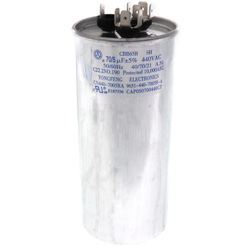 CAP050700440RTP - Goodman-Amana CAP050700440RTP - 70+5 MFD 440V Dual ...
