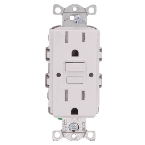 CAR-15-GFST-WH - Lutron CAR-15-GFST-WH - Claro 15A Self-Testing GFCI ...