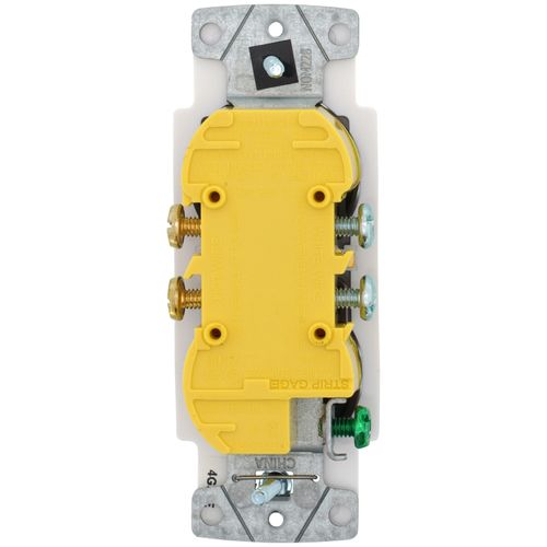 CAR-15-WH - Lutron CAR-15-WH - Claro 15A Duplex Receptacle, Designer ...