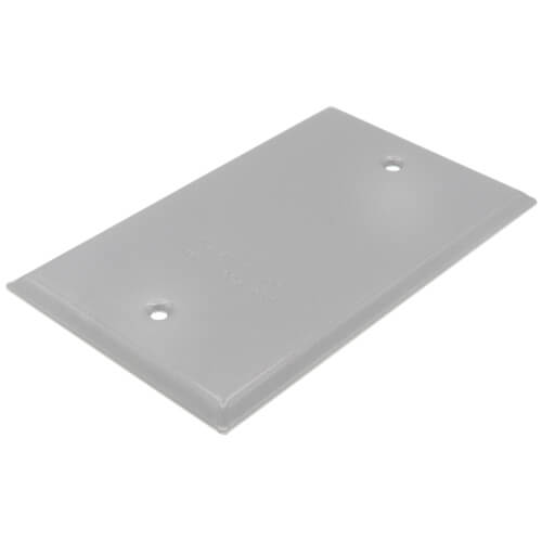 CCB - Red Dot CCB - 1-Gang Dry-Tite Blank Weatherproof Receptable Cover ...