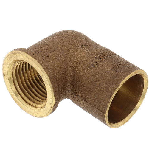 CCFL3412-NL - Everflow CCFL3412-NL - 3/4" X 1/2" C x F Cast Brass 90 ...