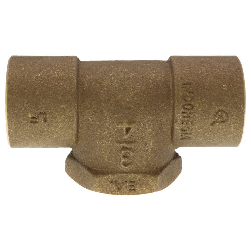CCFT0034-NL - Everflow CCFT0034-NL - 3/4" C x C x F Cast Brass Tee ...