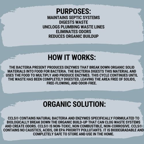 CCLSGCS - Cape Cod Biochemical Co. CCLSGCS - CCLS Septic Tank and ...