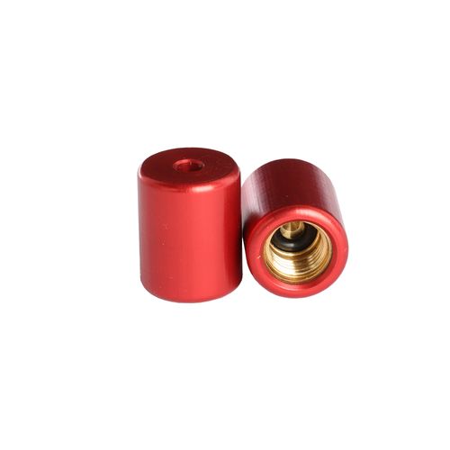 CD2290R/2 - C&D Valve CD2290R/2 - 1/4" Red Anodized Flare Locking Cap ...