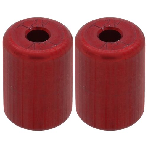 CD2290R/2 - C&D Valve CD2290R/2 - 1/4" Red Anodized Flare Locking Cap ...