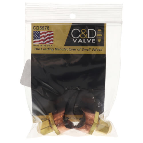 CD5578/2 - C&D Valve CD5578/2 - Braze On Self Piercing Copper Saddle ...