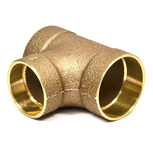 CD81-484832 - Cello CD81-484832 - 3" x 3" x 2" Cast Copper DWV Sanitary ...