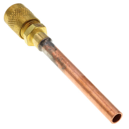 CD8404/6 - C&D Valve CD8404/6 - 1/4" M. Flare Access Fitting w/ 1/4 ...