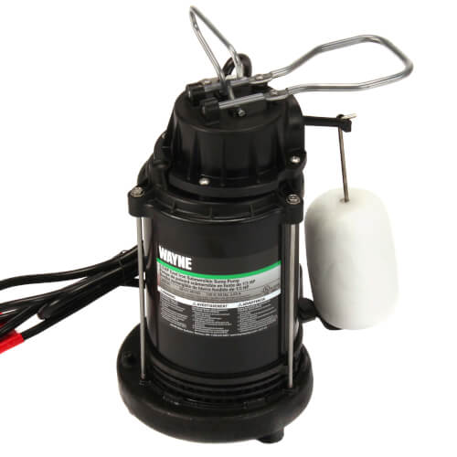 CDU790 - Wayne CDU790 - 1/3 HP, Epoxy Coated Cast Iron Auto Submersible ...