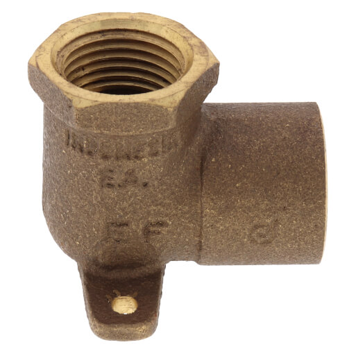 CFDL3412-NL - Everflow CFDL3412-NL - 3/4" X 1/2" CxF Cast Brass 90 ...