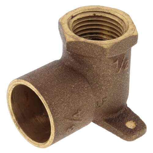 CFDL3412-NL - Everflow CFDL3412-NL - 3/4" X 1/2" CxF Cast Brass 90 ...