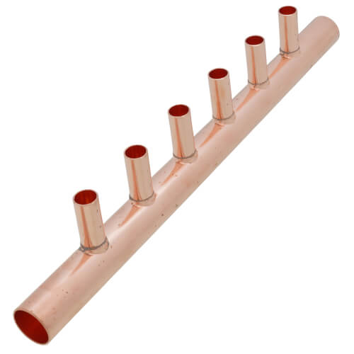 CM6-100SA-SO - Bluefin CM6-100SA-SO - 1" Male Sweat Copper Manifold w ...