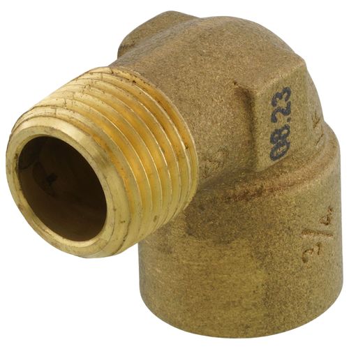 CMNL3412-NL - Everflow CMNL3412-NL - 3/4” X 1/2" C x M Cast Brass 90 ...