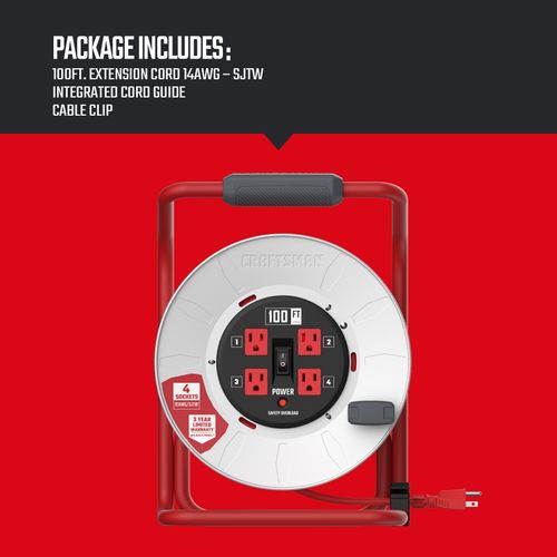 CMXCRPA12100 - Craftsman CMXCRPA12100 - 4 Outlet Cable Management ...