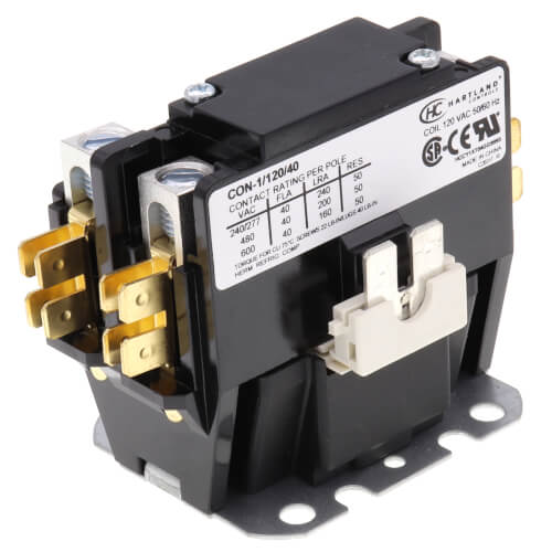 CON-1/120/40 - Hartland Controls CON-1/120/40 - 1 Pole Contactor w ...