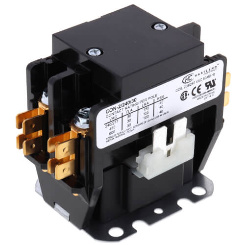 CON-2/240/30 - Hartland Controls CON-2/240/30 - 2 Pole Contactor (240V ...