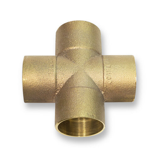 TBNL35-12 - Cello TBNL35-12 - 3/4" Threaded Brass Cross (Lead Free)