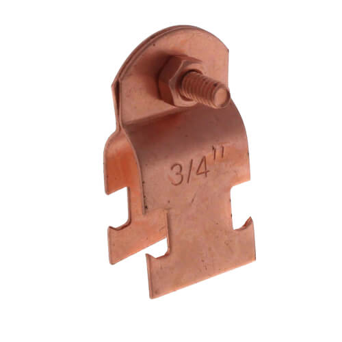 CPSC075 - Bluefin CPSC075 - 3/4" Copper Plated Multi-Strut Pipe Clamp