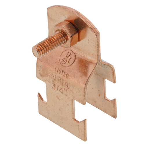 CPSC075T - Bluefin CPSC075T - 3/4" Copper Plated Multi-Strut Pipe Clamp