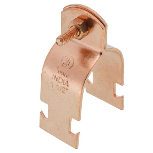 CPSC150T - Bluefin CPSC150T - 1-1/2" Copper Plated Multi-Strut Pipe Clamp