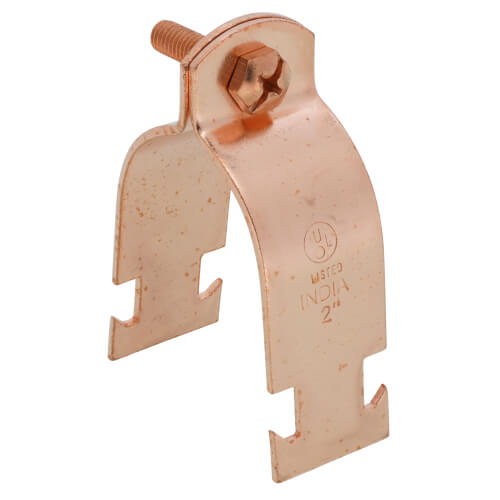 CPSC200T - Bluefin CPSC200T - 2" Copper Plated Multi-Strut Pipe Clamp