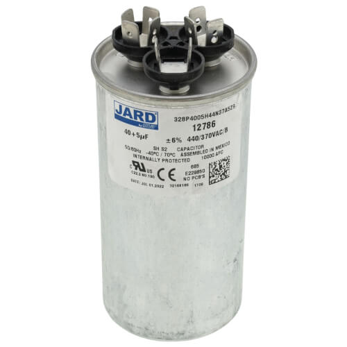 SFCAP40D5440R - Trane SFCAP40D5440R - Dual Run Round Capacitor - 40/5 ...