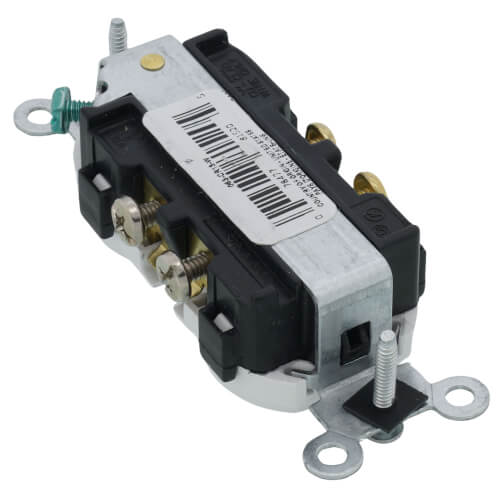 CR15-W - Leviton CR15-W - Commercial Grade Duplex Receptacle, 15A, NEMA 5-15R- White (125V)