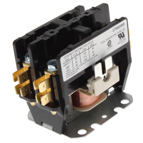 CTR02595 - Trane CTR02595 - Contactor 2P 30A 208/240V, CTR02595