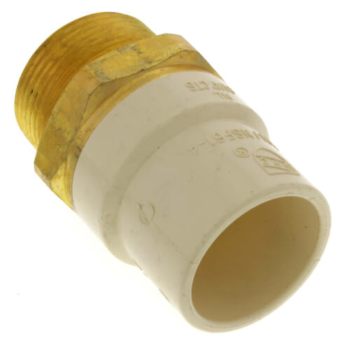 CVBRM125 - Bluefin CVBRM125 - 1-1/4" CPVC x Male Brass Adapter (Lead Free)