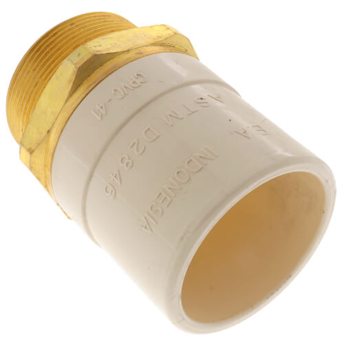 CVBRM200 - Bluefin CVBRM200 - 2" CPVC x Male Brass Adapter (Lead Free)