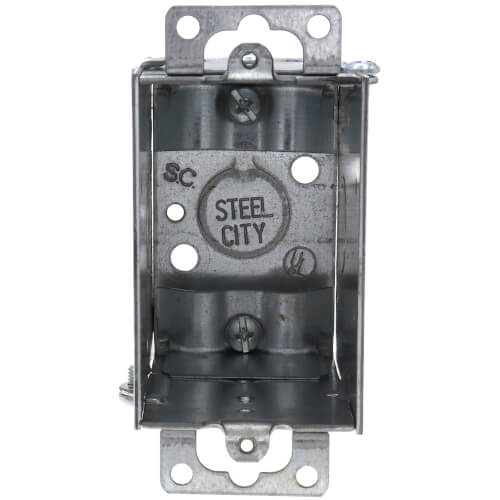 CWN-25 - Steel City CWN-25 - 2-3/4" Deep Gangable Switch Box w/ Flush ...