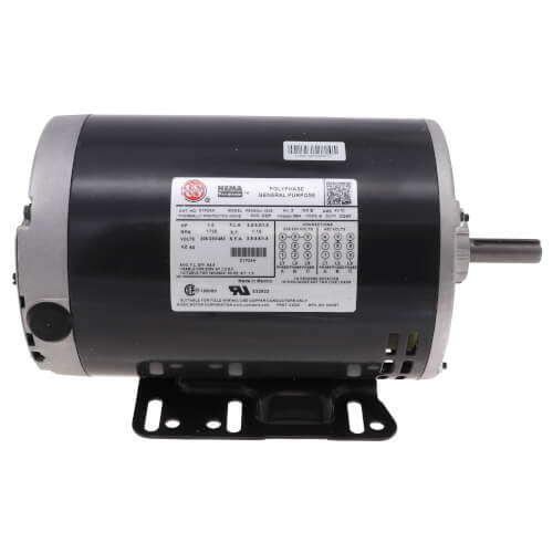 D1P2AH - US Motors D1P2AH - 3-Phase ODP General Purpose Motor (208-230 ...