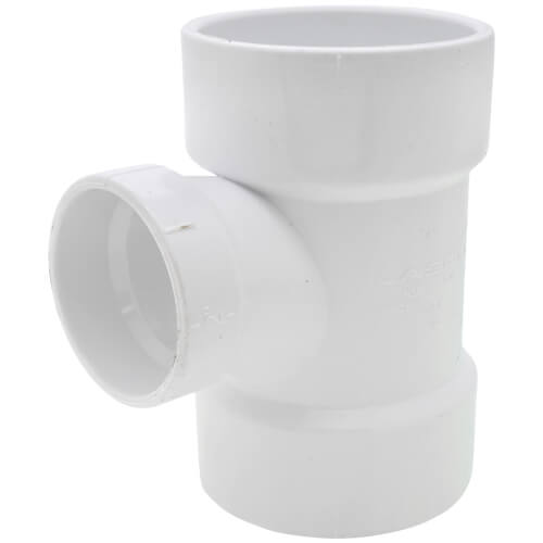 D401338 - Lasco D401338 - 3" x 3" x 2" PVC DWV Sanitary Tee