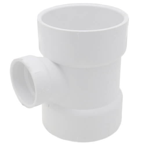 D401420 - Lasco D401420 - 4" x 4" x 2" PVC DWV Sanitary Tee
