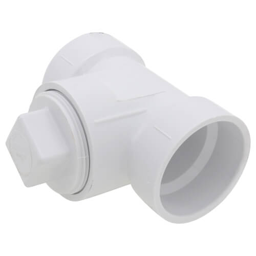 D443020 - Lasco D443020 - 2" PVC DWV Cleanout Tee w/ Standard Plug