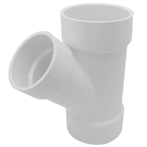 D601422 - Lasco D601422 - 4" x 4" x 3" PVC DWV Wye