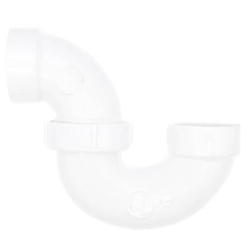 D708015 - Lasco D708015 - 1-1/2" PVC DWV P-Trap w/ Plastic Nut