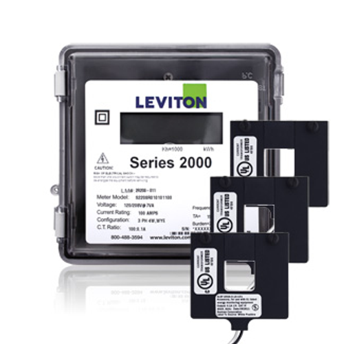 2O208-1W - Leviton 2O208-1W - Submeter, Outdoor, 120/208v, 3 Phase 4 ...