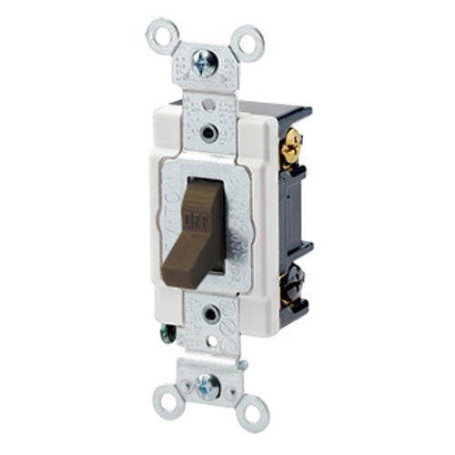 1223-S - Leviton 1223-S - 20A, 120/277V Toggle 3-way AC Quiet Switch ...