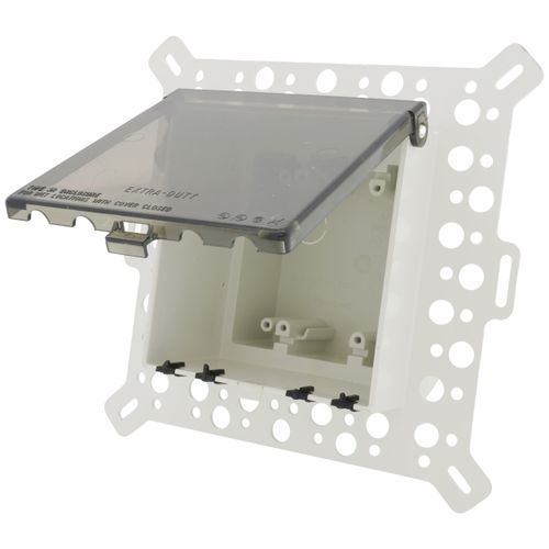 DBVM2C - Arlington DBVM2C - Clear InBox 2-Gang Recessed Electrical Box ...