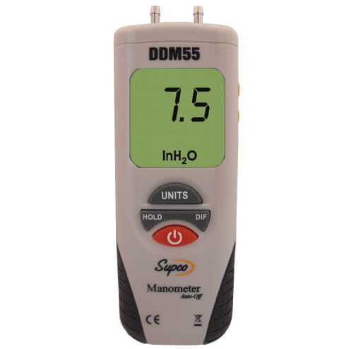 DDM55 - Supco DDM55 - Dual Input Digital Manometer