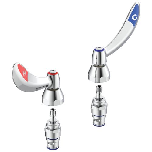 060949A - Delta 060949A - 2 Hooded Blade Handles - 4" - TI (Chrome ...