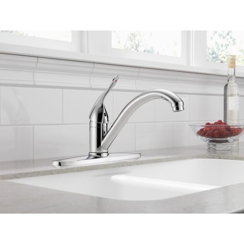 100LF-HDF - Delta 100LF-HDF - Commercial HDF 1-Handle Kitchen Faucet ...