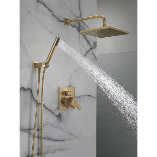 342701-CZ - Delta 342701-CZ - Monitor 14 Series Shower w/ Square ...