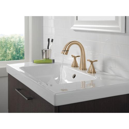 357756-CZPD-PR-DST - Delta 357756-CZPD-PR-DST - Stryke Two Handle Widespread Pull Down Bathroom ...