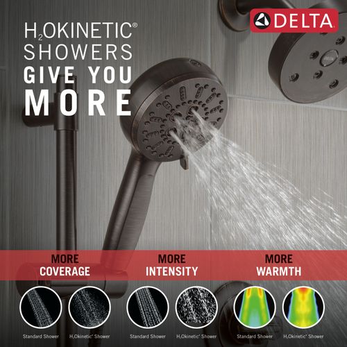 51584-RB - Delta 51584-RB - 7-Setting Slide Bar Hand Shower with ...